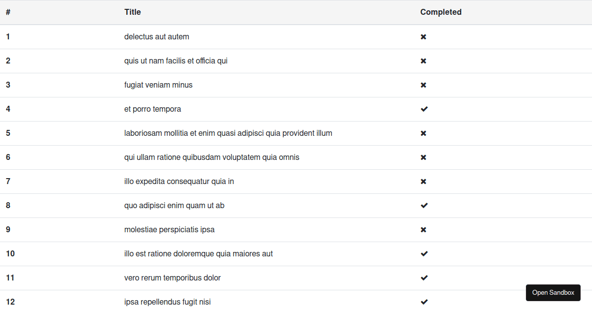 Table v4 Simple (forked) - Codesandbox