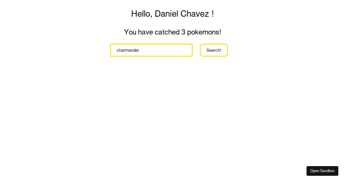 pokeSearch - Codesandbox