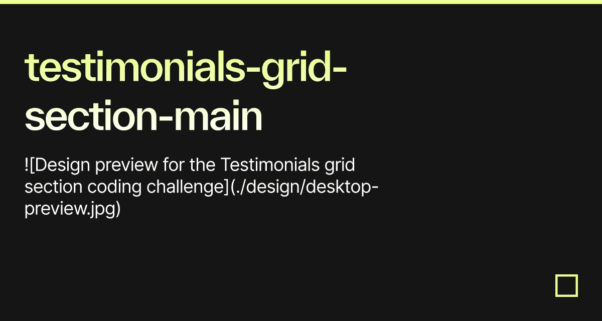 testimonials-grid-section-main - Codesandbox