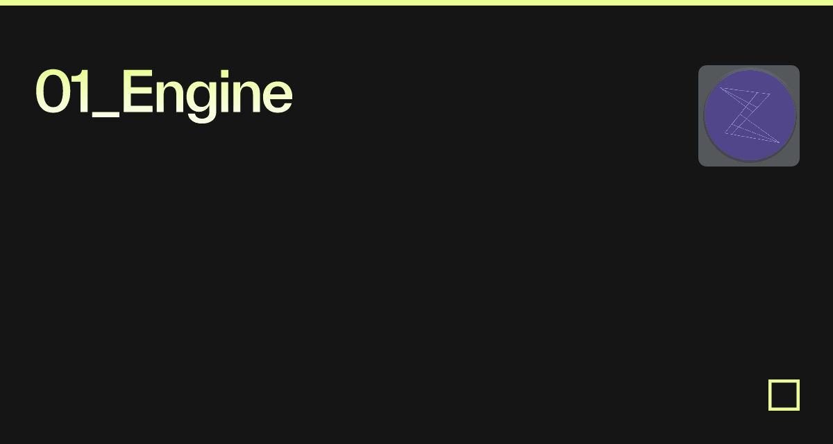 01_Engine - Codesandbox