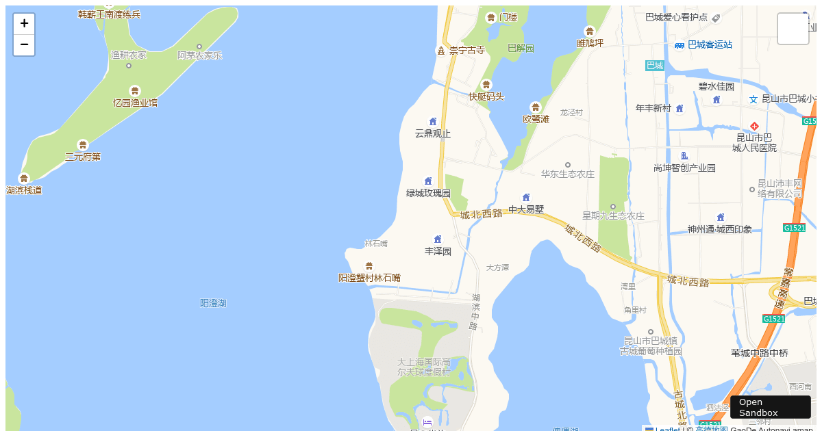react-leaflet chinese providers - Codesandbox