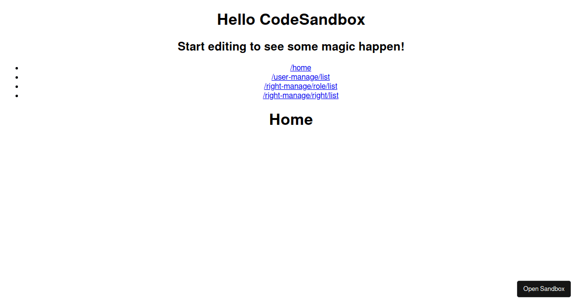 How Can I Have Dynamic Input Inside The React Router Element Codesandbox