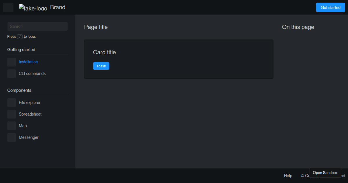Dark Mode with Halfmoon - Codesandbox