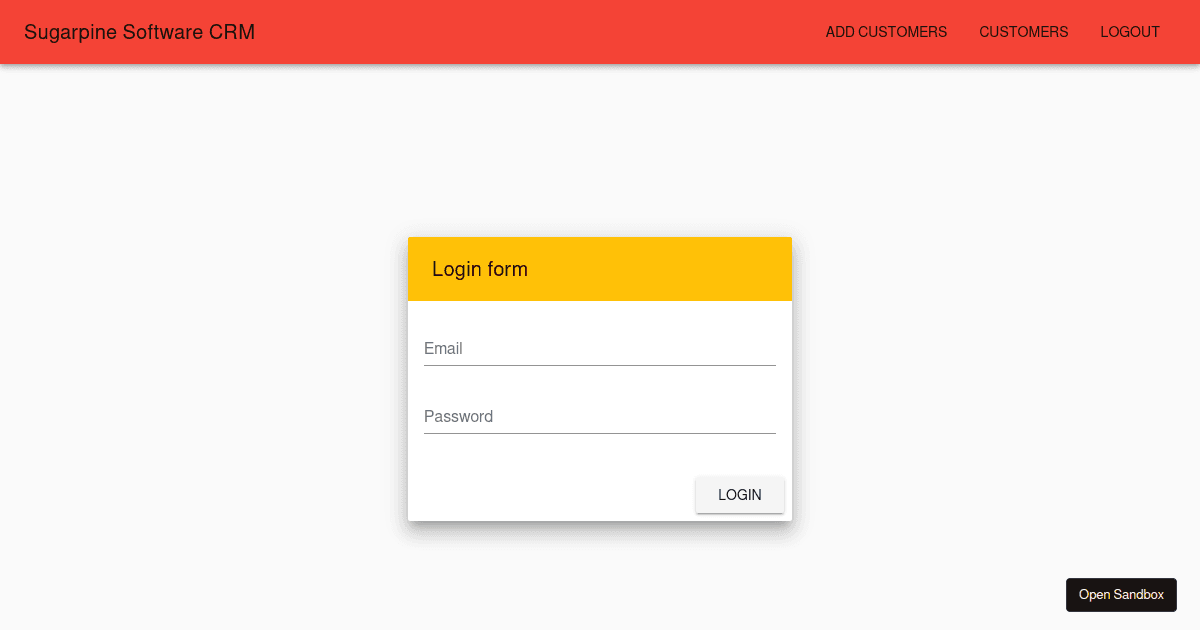 Vue Template - Codesandbox