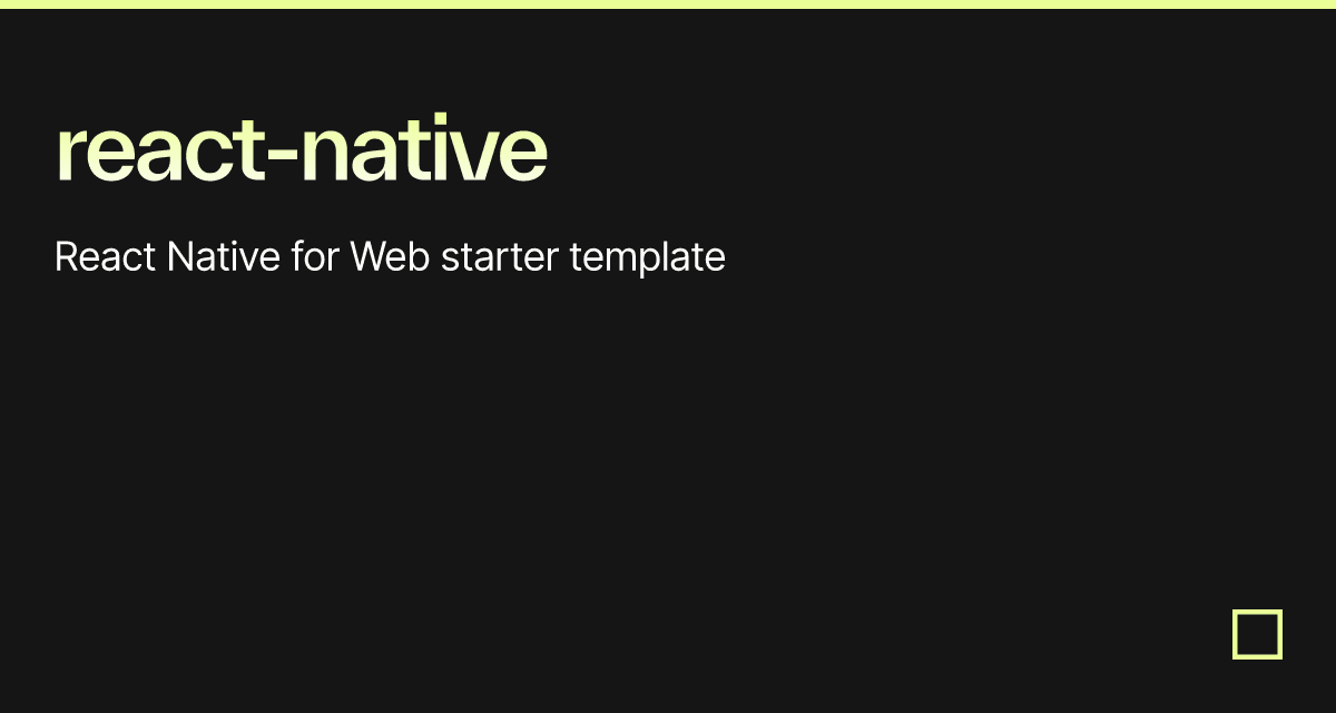 react-native - Codesandbox