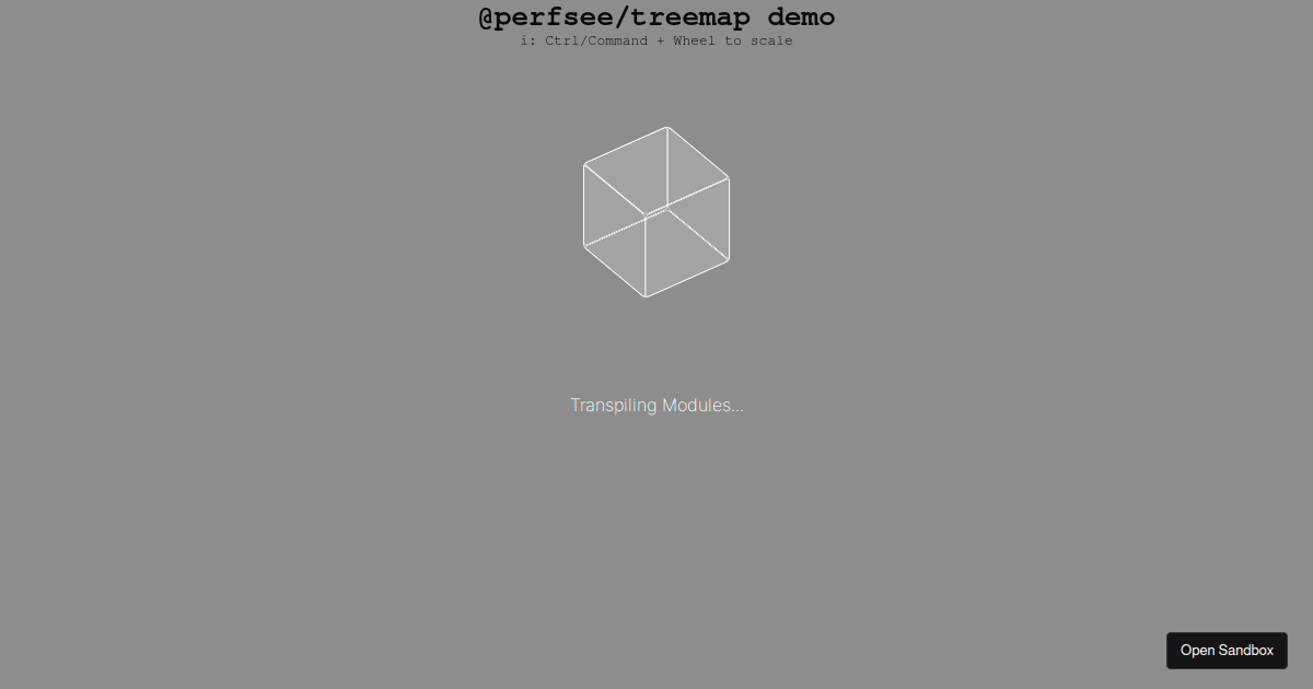 Treemap Demo Codesandbox