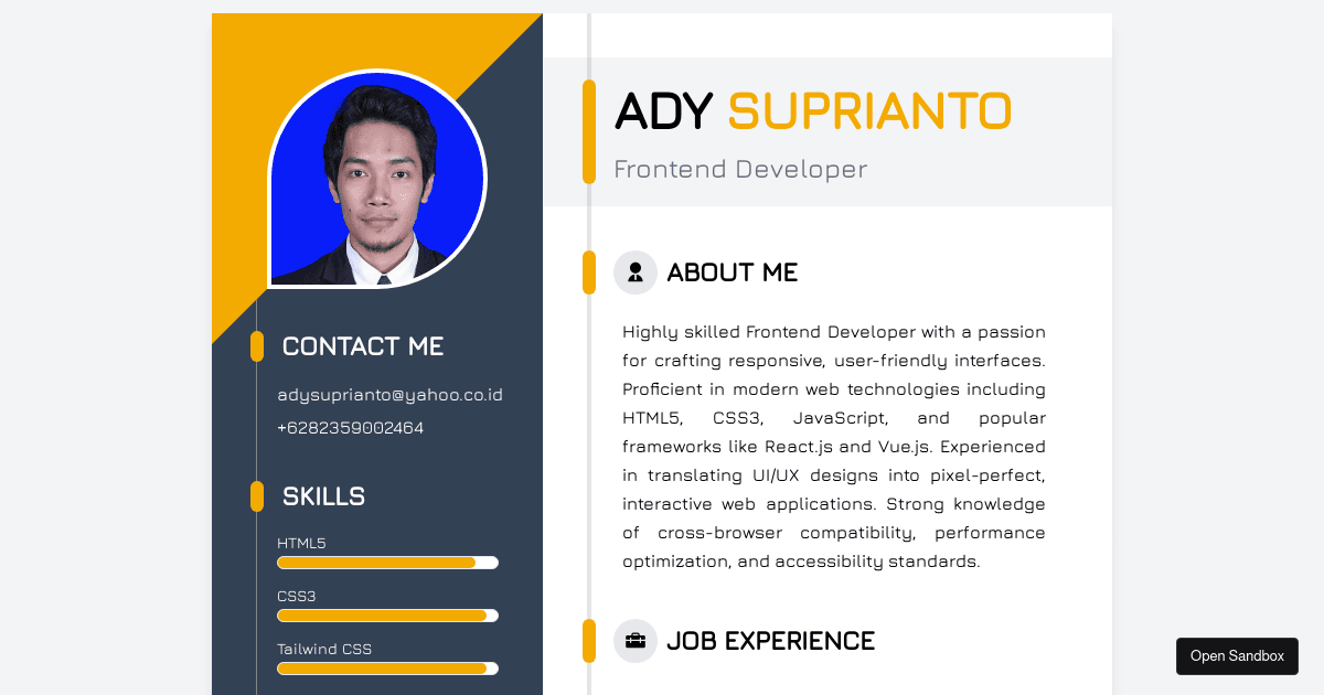Pagedjs Cv Generator Codesandbox 