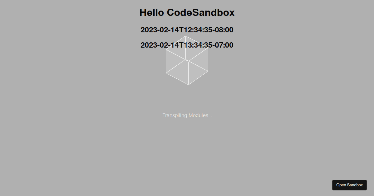 Moment timezone Test forked Codesandbox moment-timezone-test-forked-codesandbox