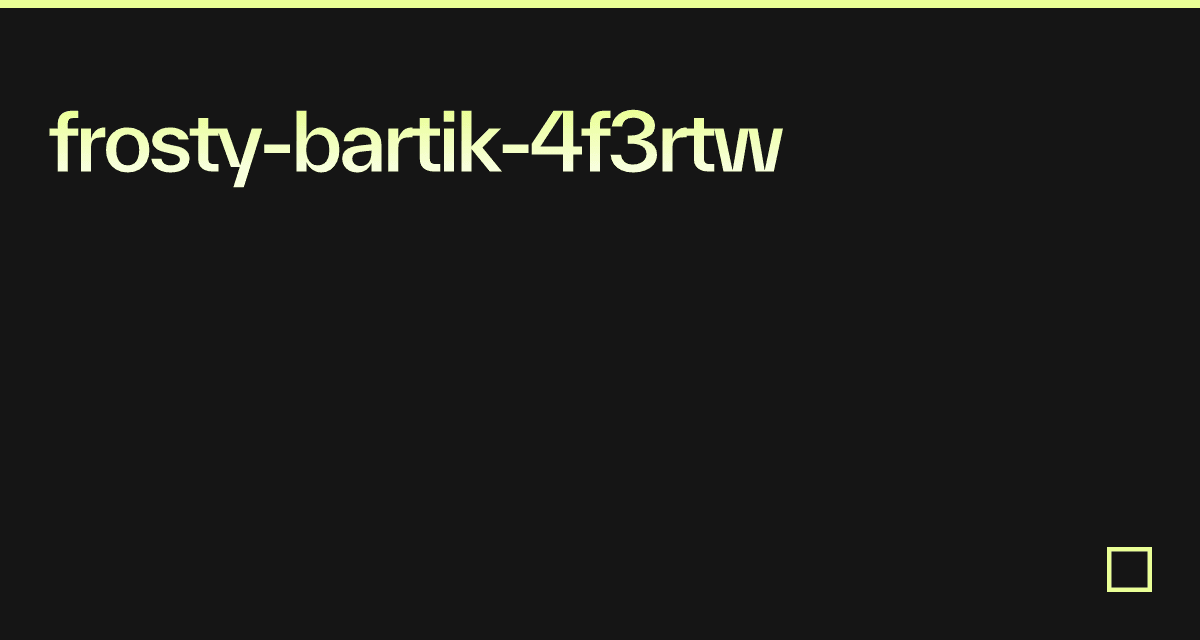 frosty-bartik-4f3rtw - Codesandbox
