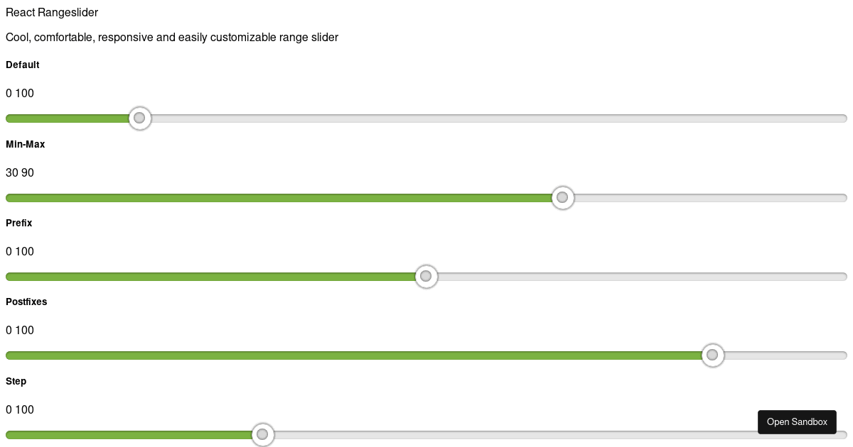 react rangeSlider (forked) - Codesandbox