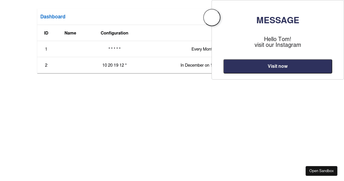 Notification (forked) - Codesandbox