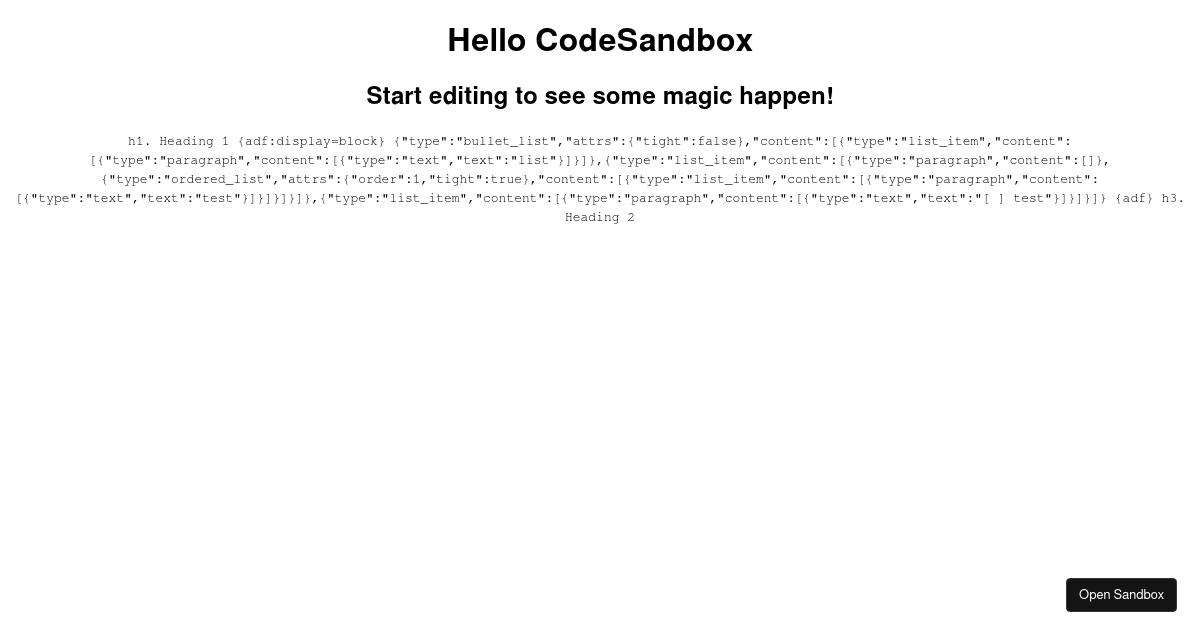 md adf convert (forked) - Codesandbox