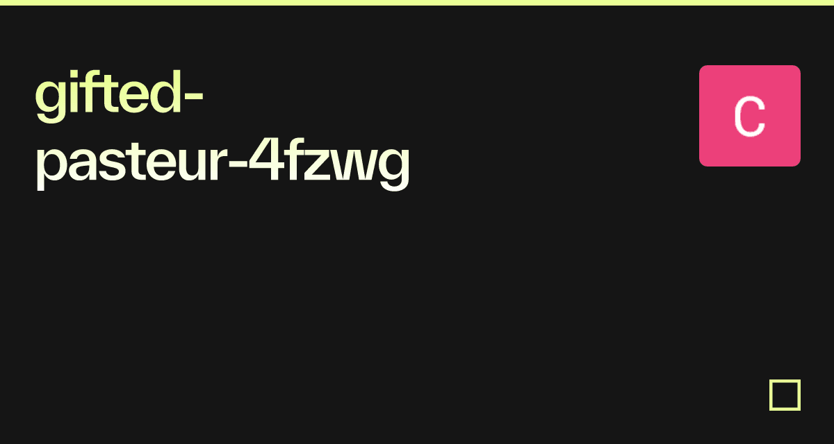 gifted-pasteur-4fzwg - Codesandbox