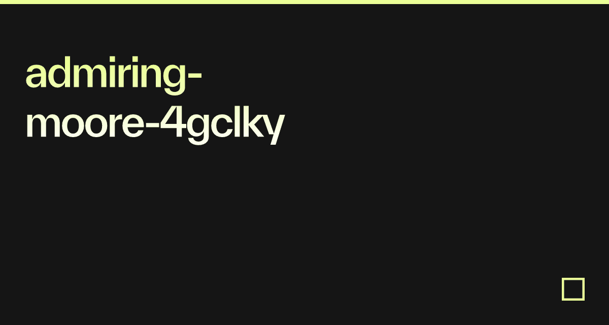 admiring-moore-4gclky - Codesandbox
