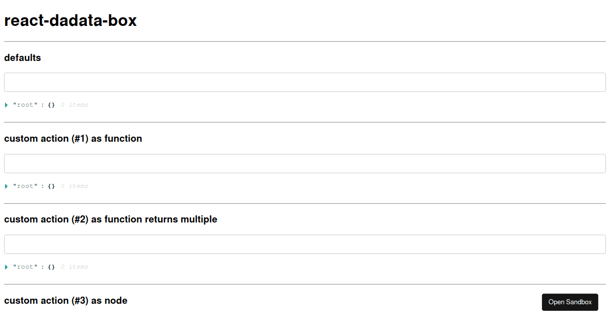 react-dadata-box example (forked) - Codesandbox