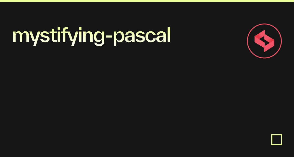 mystifying-pascal - Codesandbox