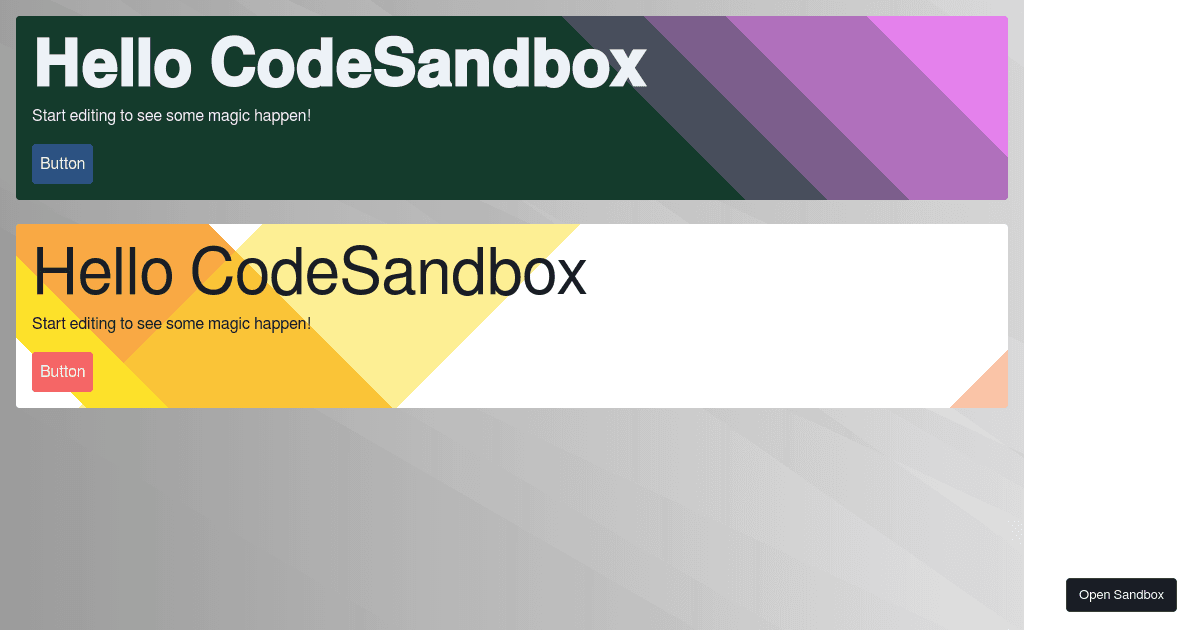 Tailwind - Codesandbox