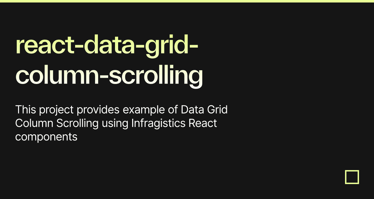 react-data-grid-column-scrolling - Codesandbox
