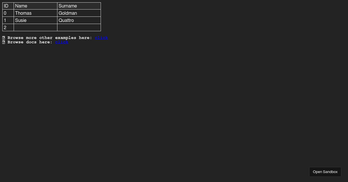 Reactgrid Disable Column Edit Codesandbox