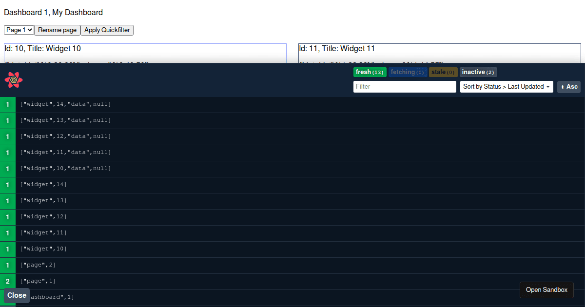 RQ-Dashboard - Codesandbox