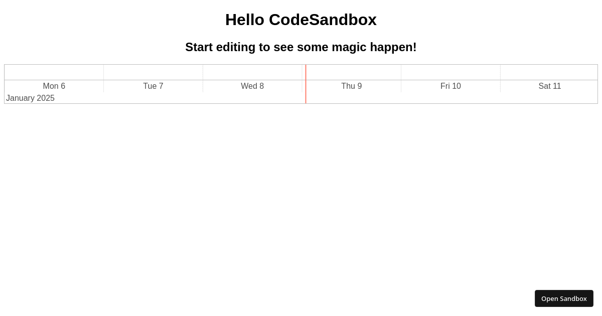 react-vis-timeline (forked) - Codesandbox