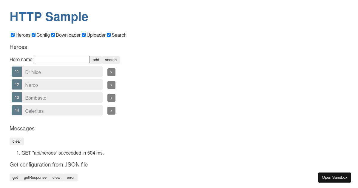 angular-http-sample - Codesandbox