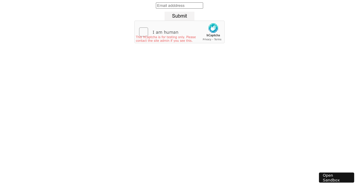 react-hcaptcha/form-example (forked) - Codesandbox react-hcaptcha/form-example (forked) - Codesandbox