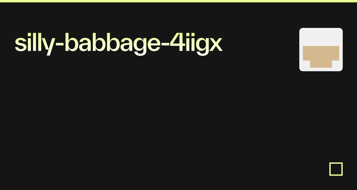 silly-babbage-4iigx - Codesandbox
