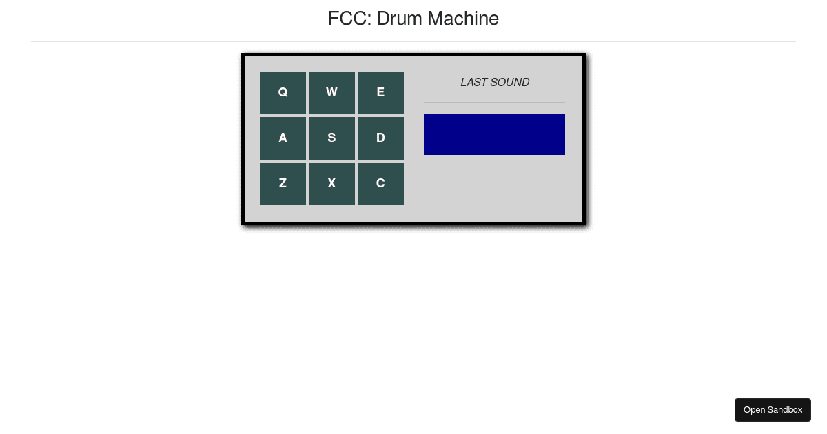 drum-machine - Codesandbox