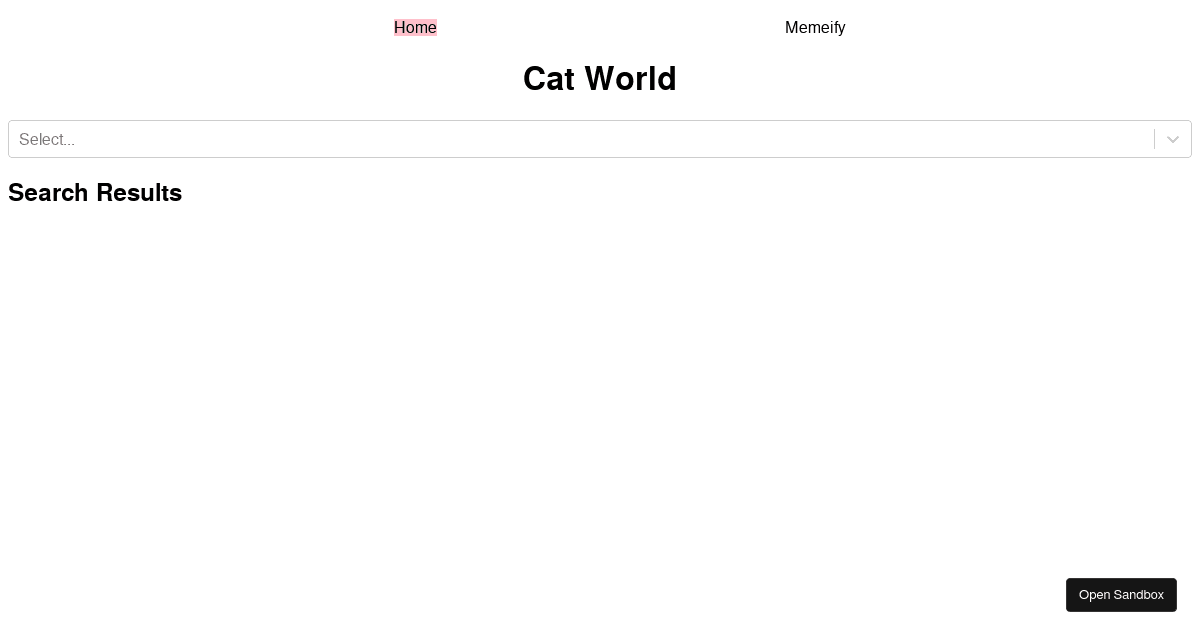 Day 4 - Cat Meme API - Codesandbox