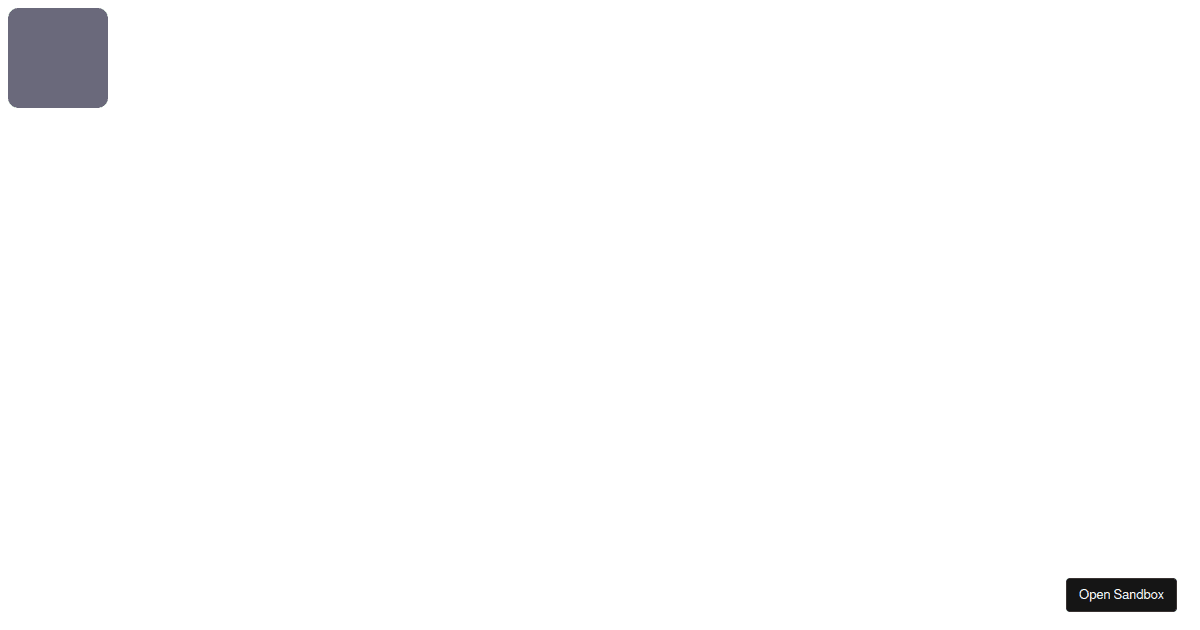 Keyframes - Codesandbox