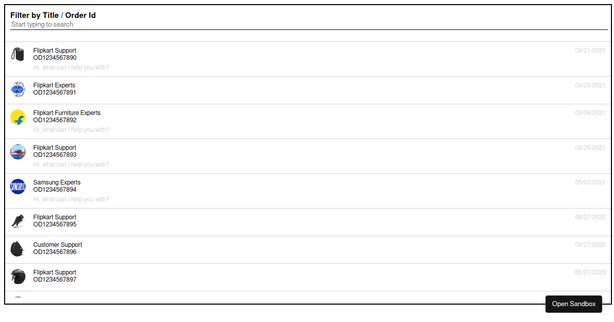 chat-support - Codesandbox