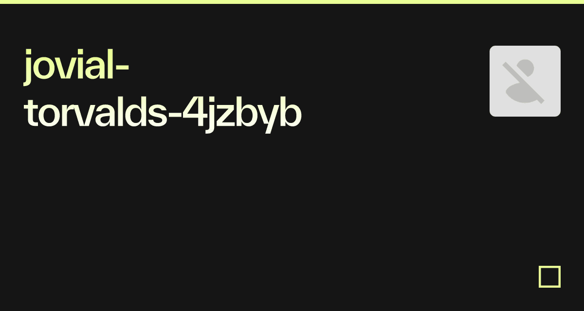 jovial-torvalds-4jzbyb - Codesandbox