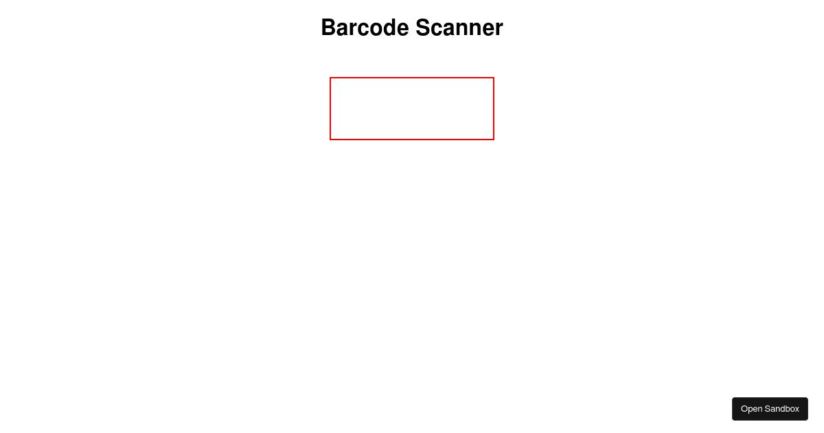 barcode-scan-using-barcode-detector-polyfill - Codesandbox