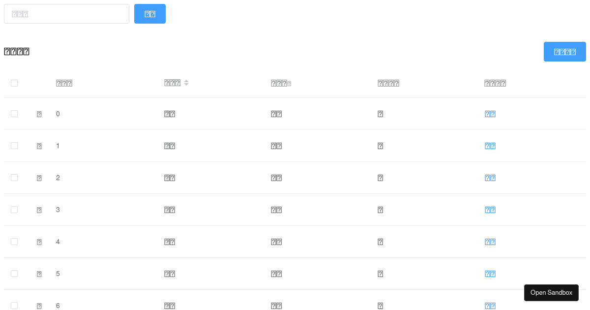 Vue Template - Codesandbox