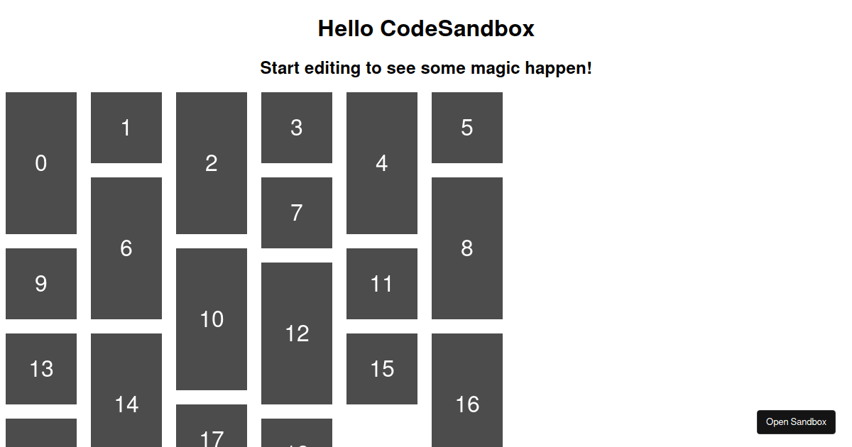 masonry-layout - Codesandbox