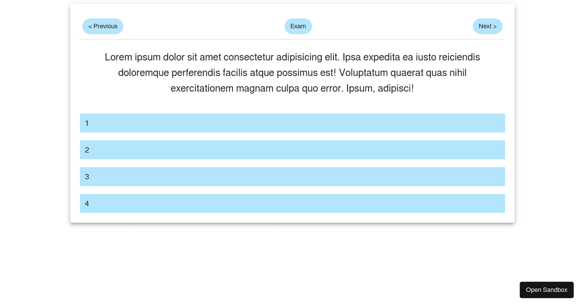 mcq-question - Codesandbox