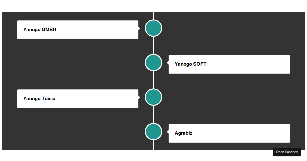 React Vertical Timeline Component Demo Codesandbox