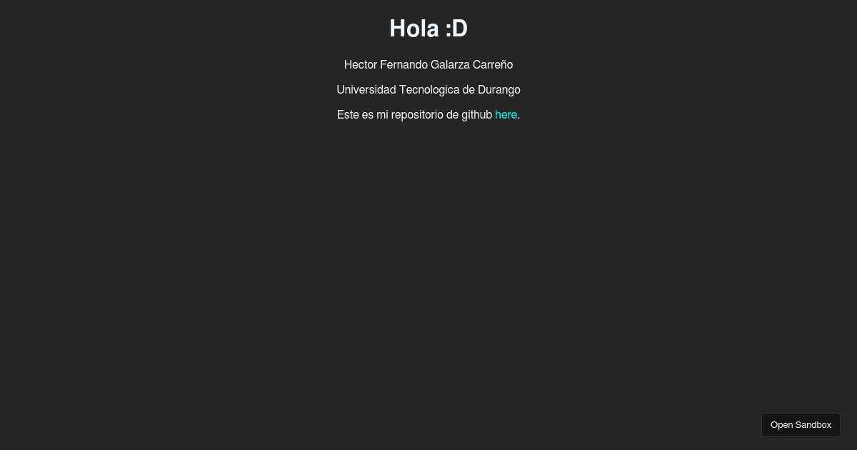 vanilla - Codesandbox
