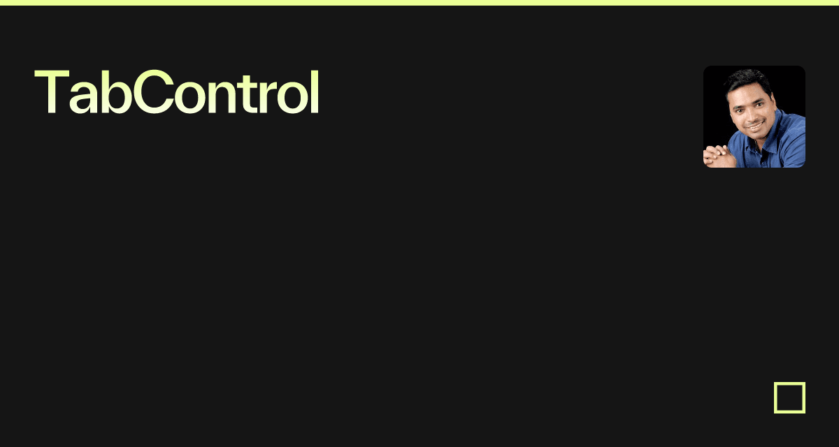 TabControl - Codesandbox