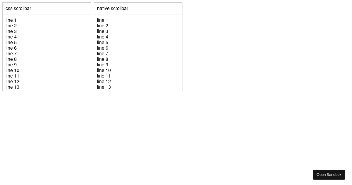 css-scrollbar-like-win11 - Codesandbox