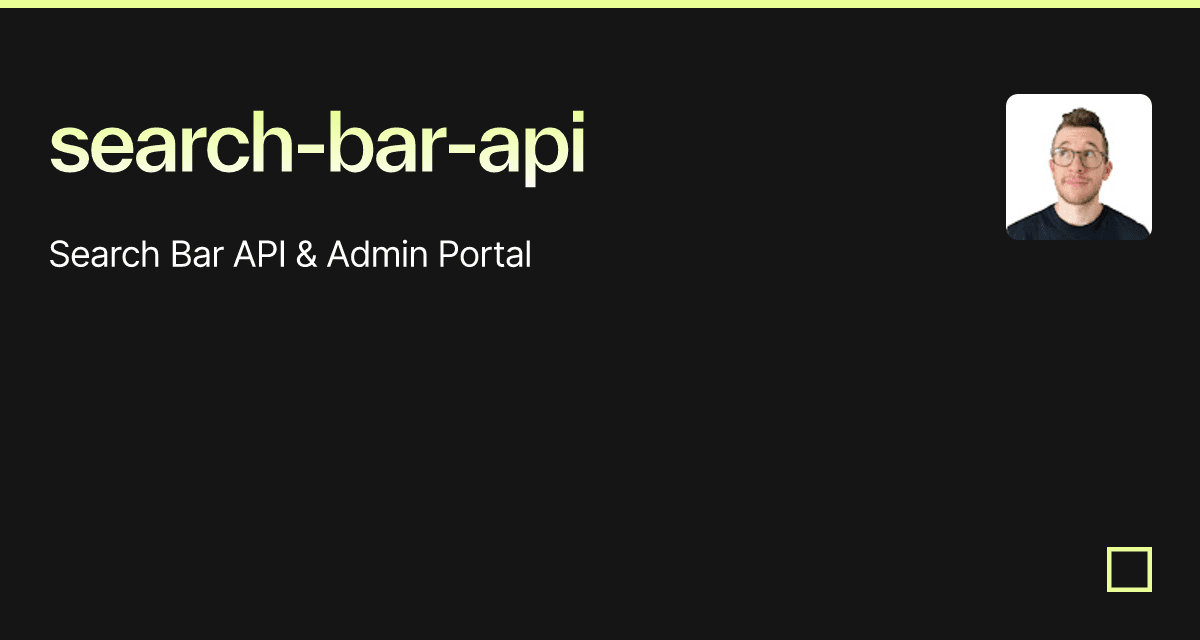 search-bar-api - Codesandbox