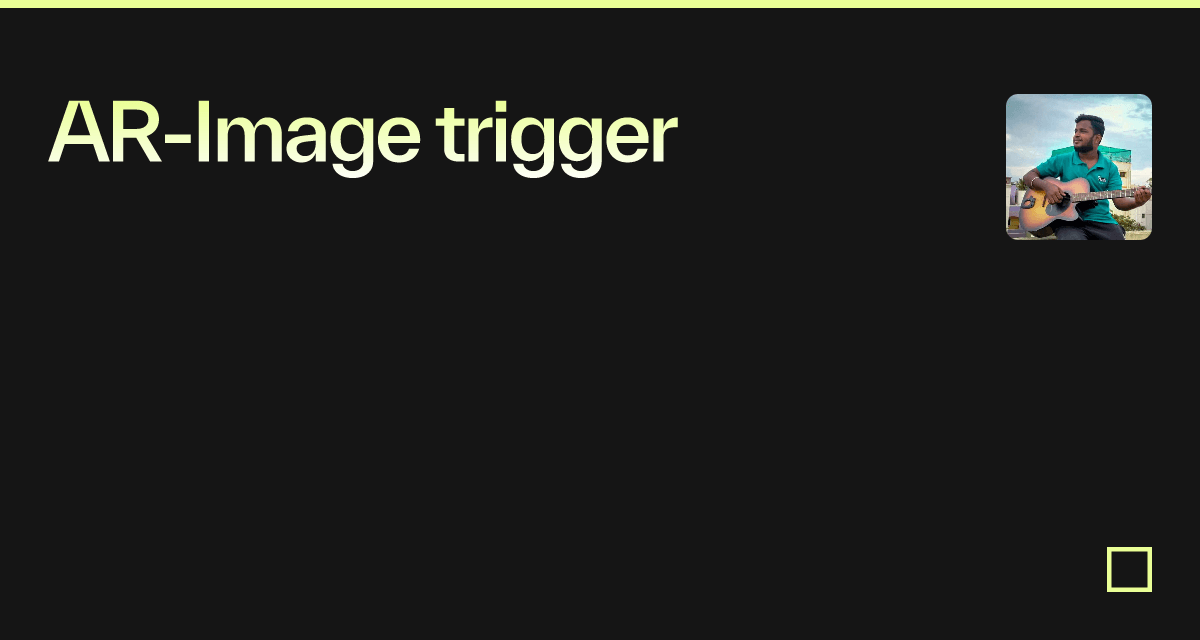 AR-Image trigger - Codesandbox AR-Image trigger - Codesandbox