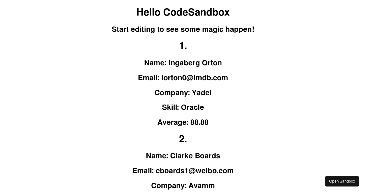 unable-to-run-unique-iterations-for-individual-objects - Codesandbox unable-to-run-unique-iterations-for-individual-objects - Codesandbox