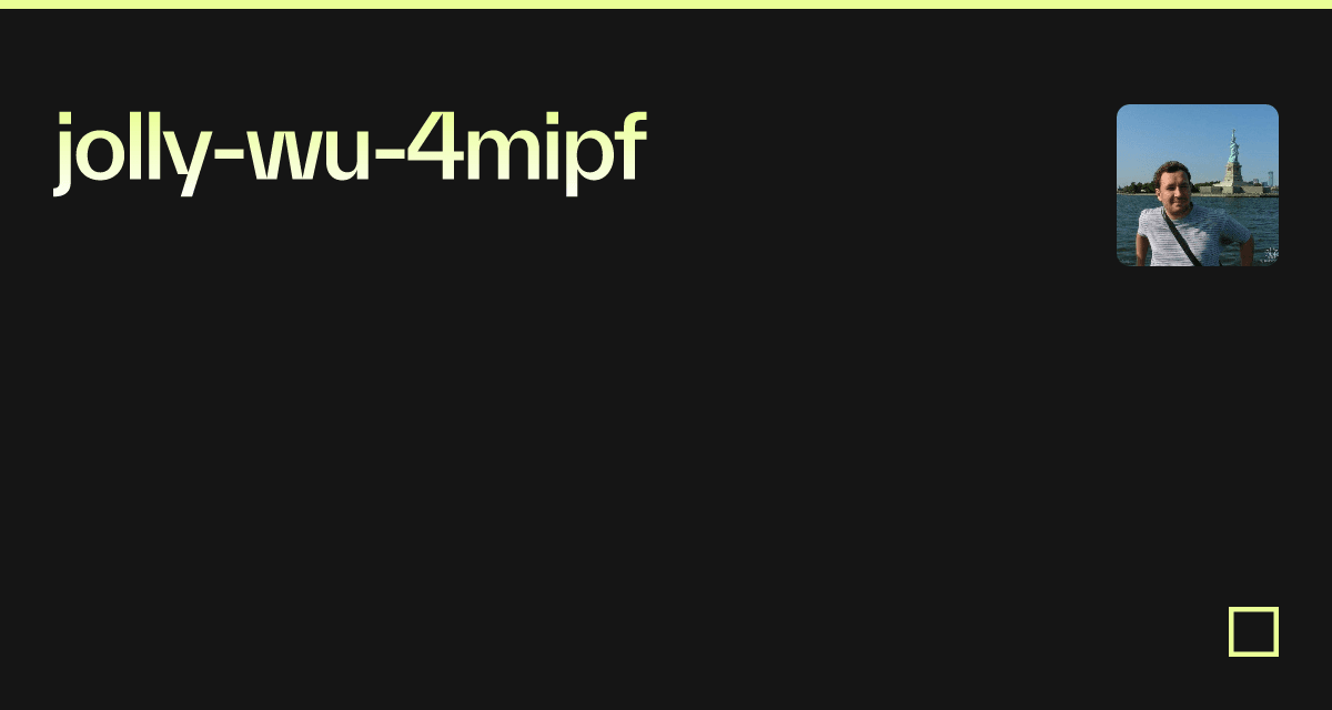 jolly-wu-4mipf - Codesandbox