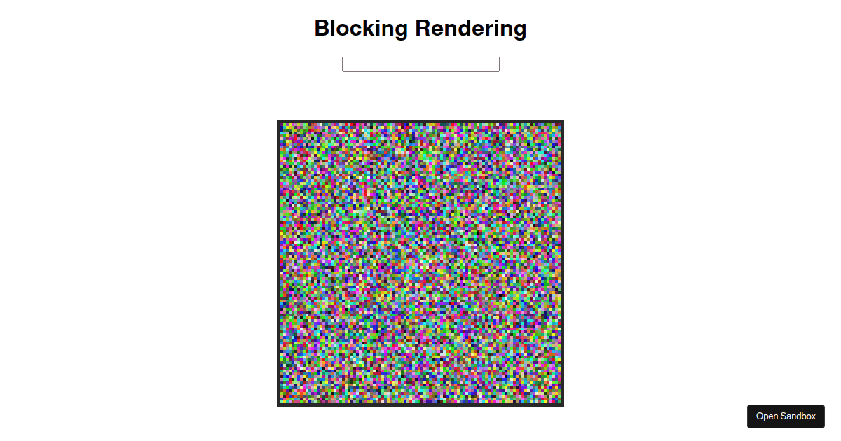 blocking-rendering - Codesandbox