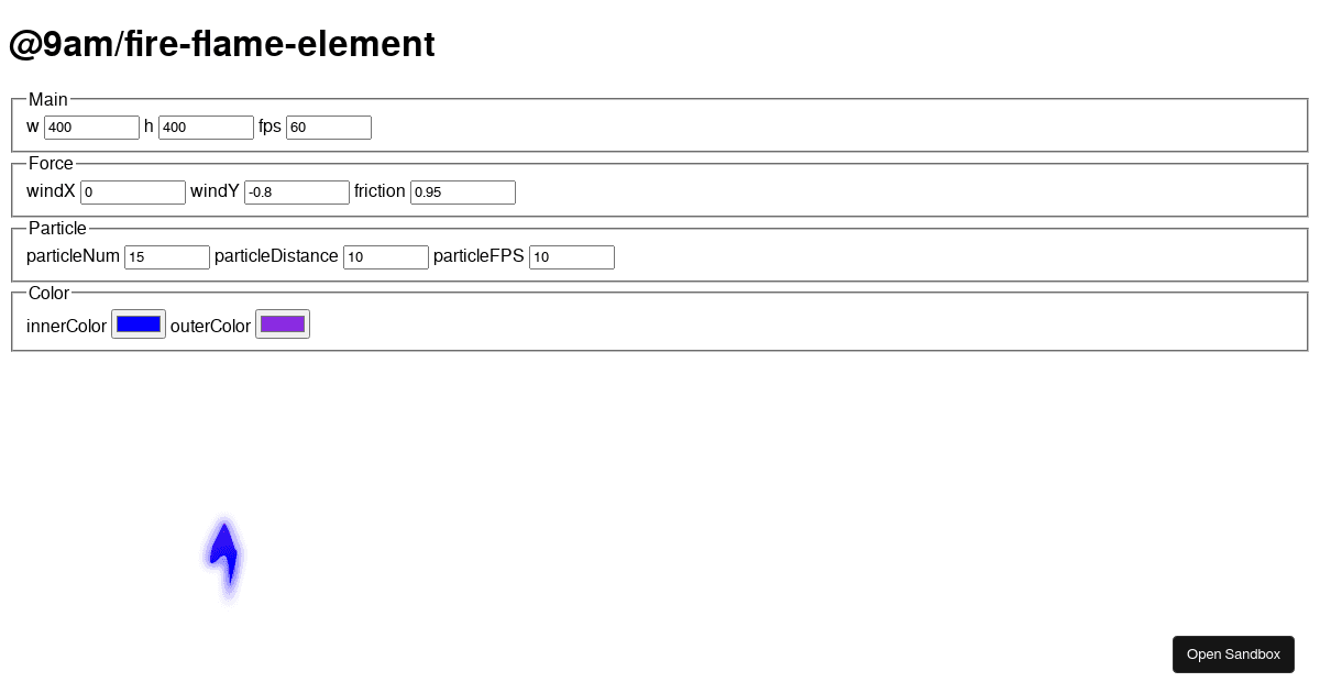 fire-flame-element - Codesandbox
