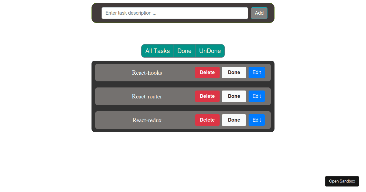 to_do_app - Codesandbox