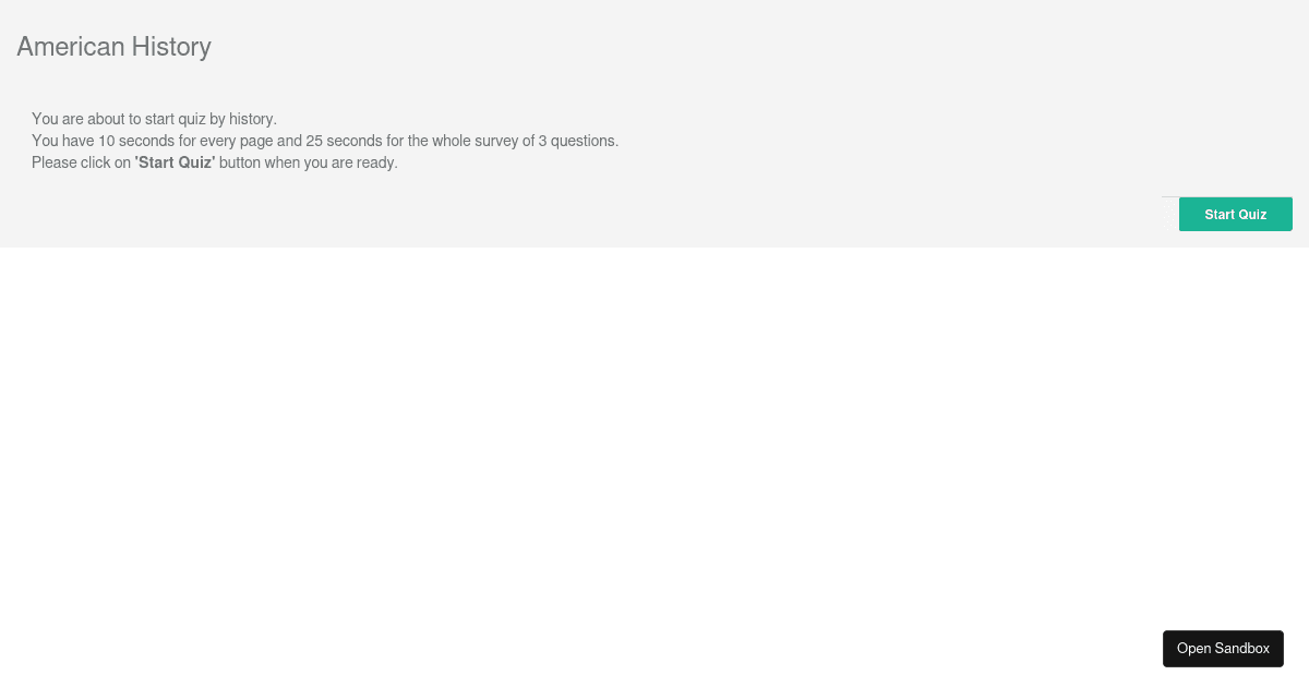 surveyjs-angular - Codesandbox