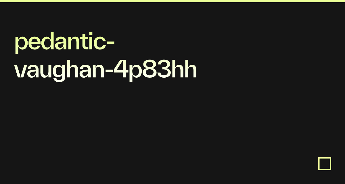 pedantic-vaughan-4p83hh - Codesandbox